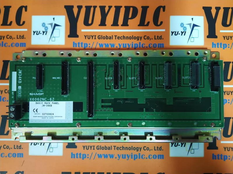 SHARP JW-34KB BASIC RACK PANEL - 裕益科技自動化設備可程式編碼器PLC分散式控制系統DCS